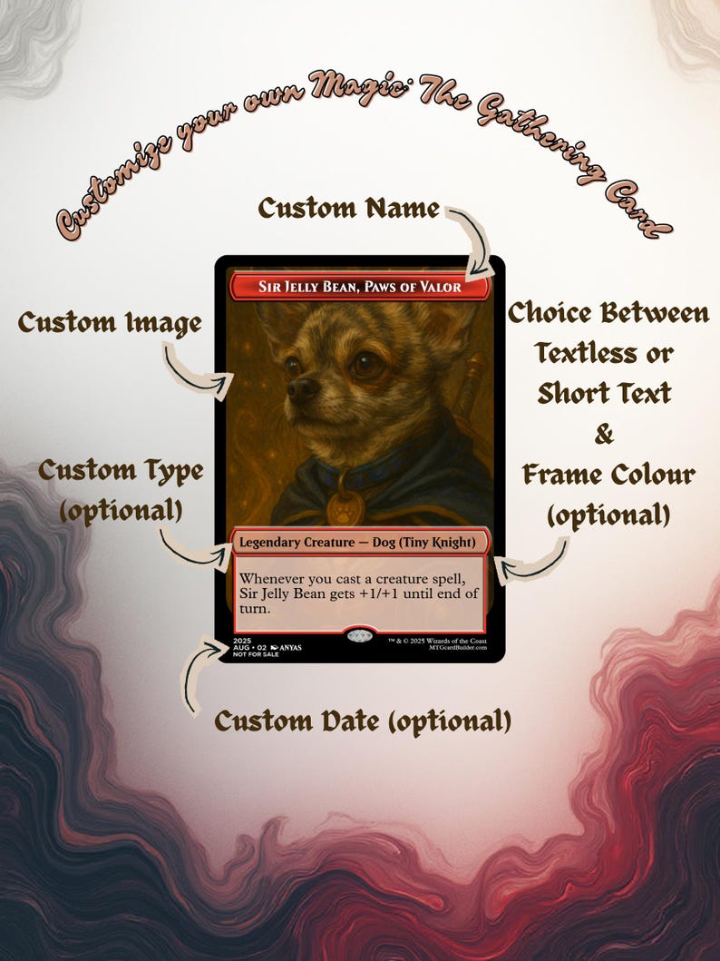 Custom Magic: the Gathering Card - Holographic - Etsy