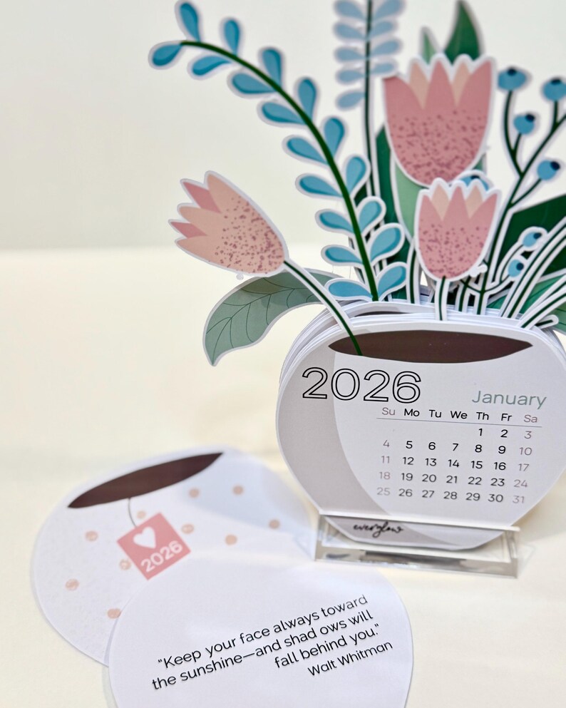 Personalized 2026 Calendar | Custom Name & Dedication | Inspirational ...