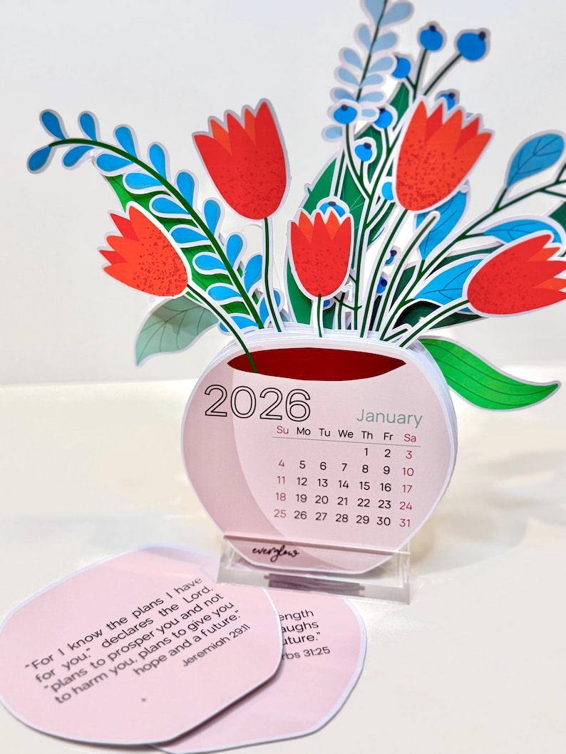 Personalized 2026 Calendar | Custom Name & Dedication | Inspirational ...
