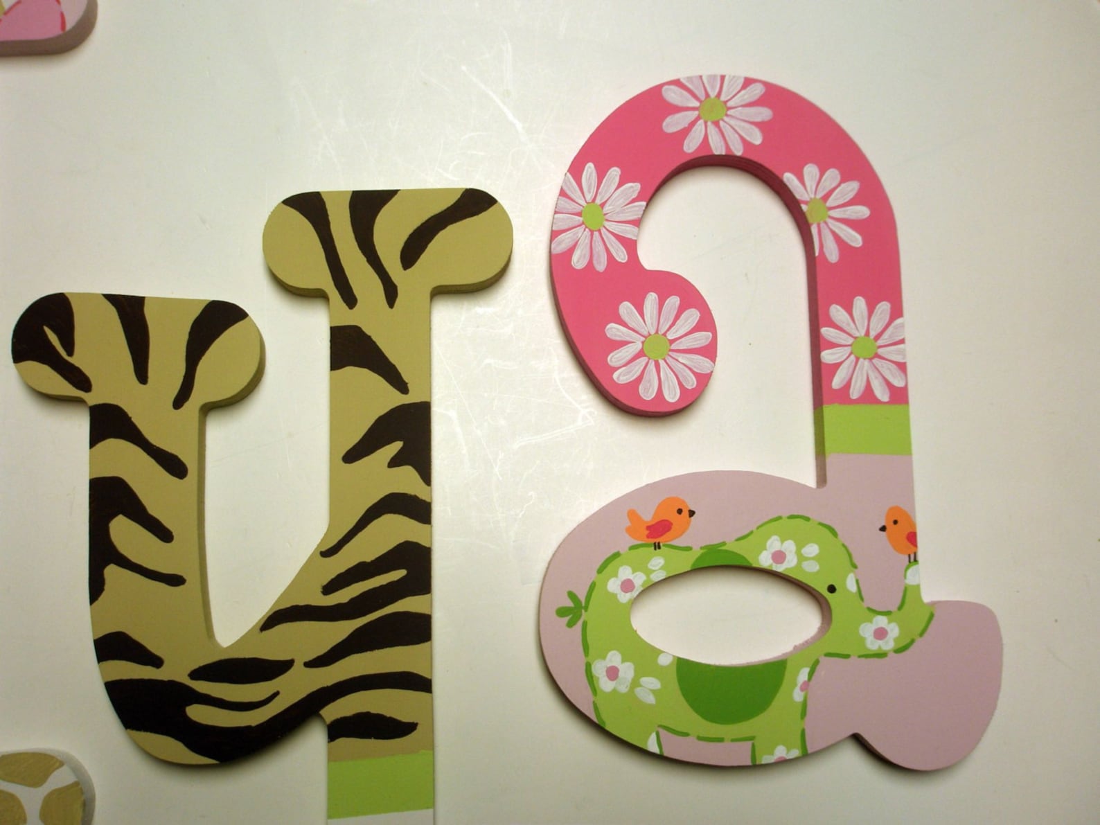 Jungle Jill Letters Wooden Wall Letters Custom Hand - Etsy