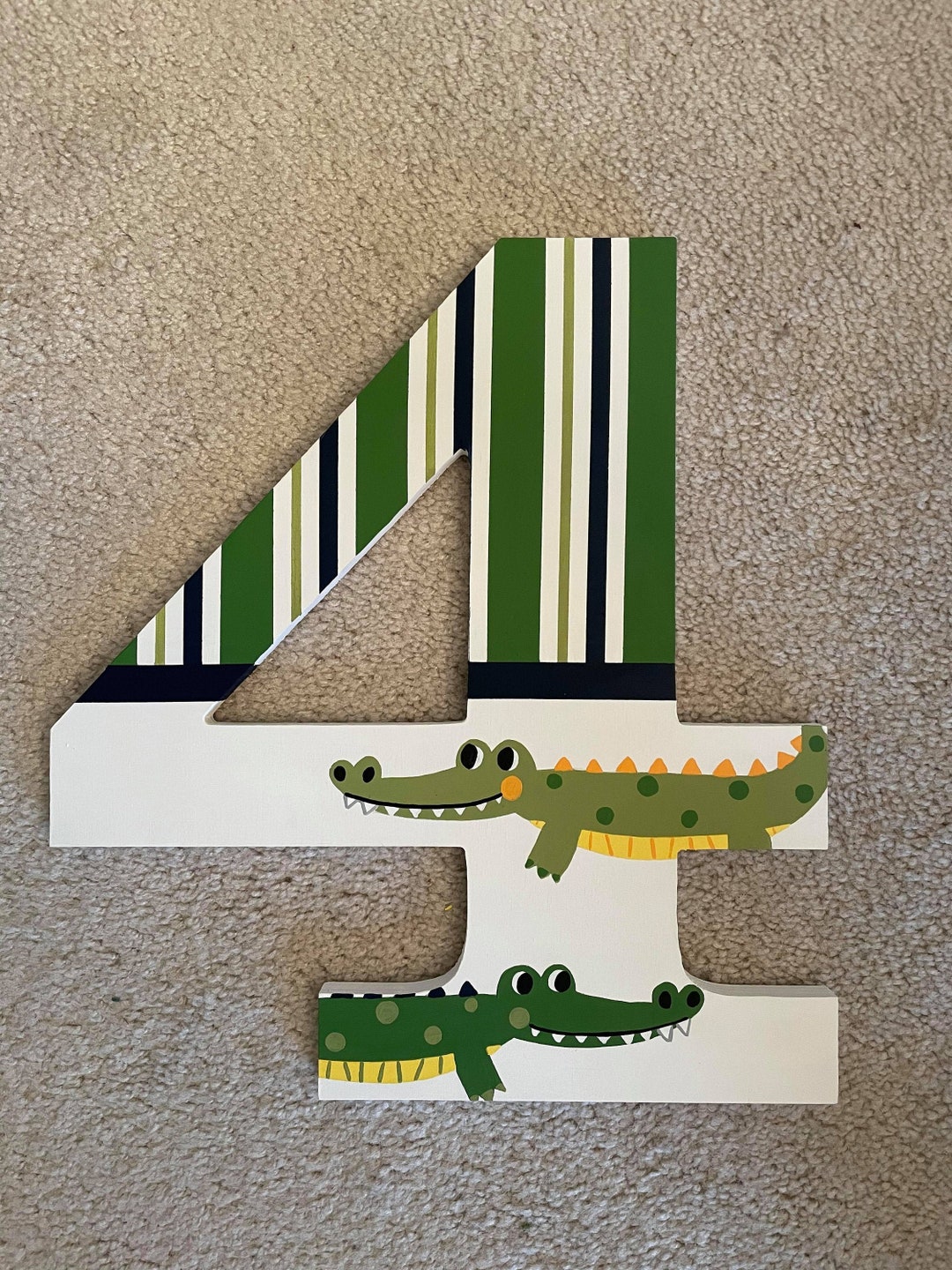 Later Gator - Alligator - Hand Painted - Wooden Photo Prop - Custom ...