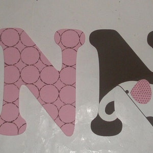 Elephants - Custom - Hand Painted - Wooden Wall Letters for Nursery - Etsy