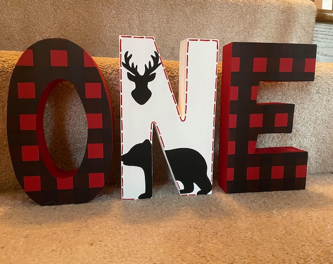 Editable Lumberjack Milestone Birthday Poster, Buffalo Plaid First ...