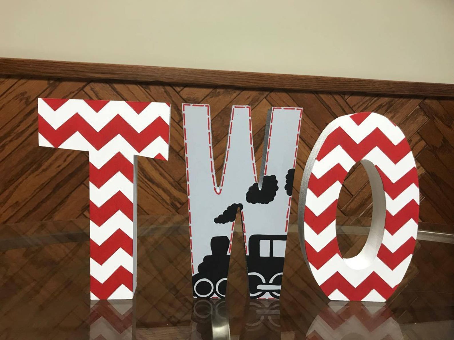 Choo Choo Two Train Hand Painted Wooden Photo Prop - Etsy