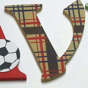 Junior Varsity Custom Hand Painted Wooden Wall Letters - Etsy
