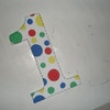 UNO First Birthday Photo Prop Hand Painted Number 1 Birthday Party Wild ...