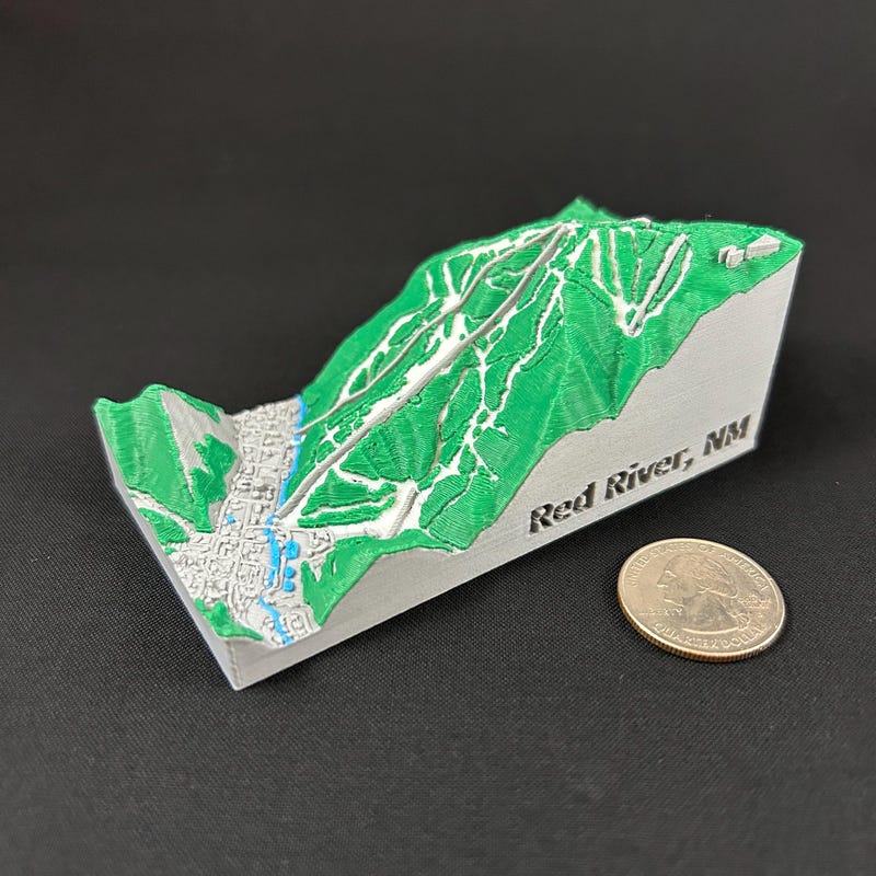 3d Ski Terrain Map - Etsy