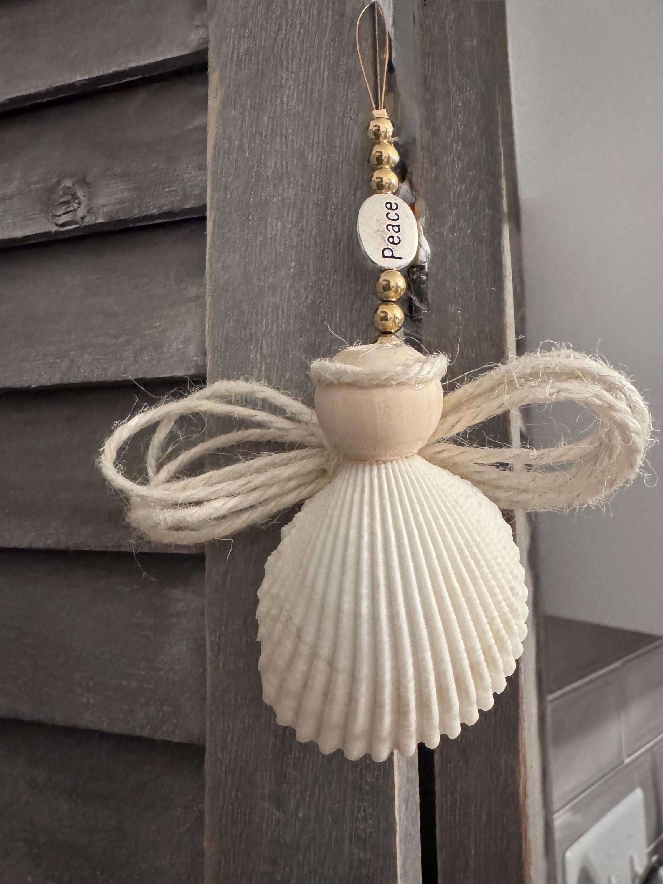 Angel Shell Ornament - Etsy