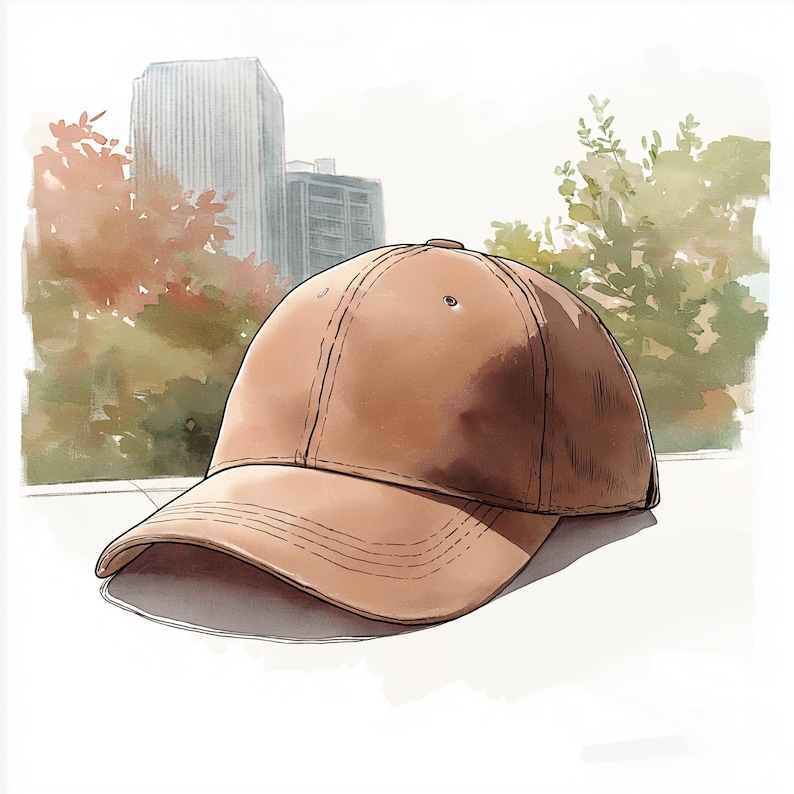 Hat & Cap Procreate Stamps Set | 109+ Fashion Headwear Beanie Fedora ...