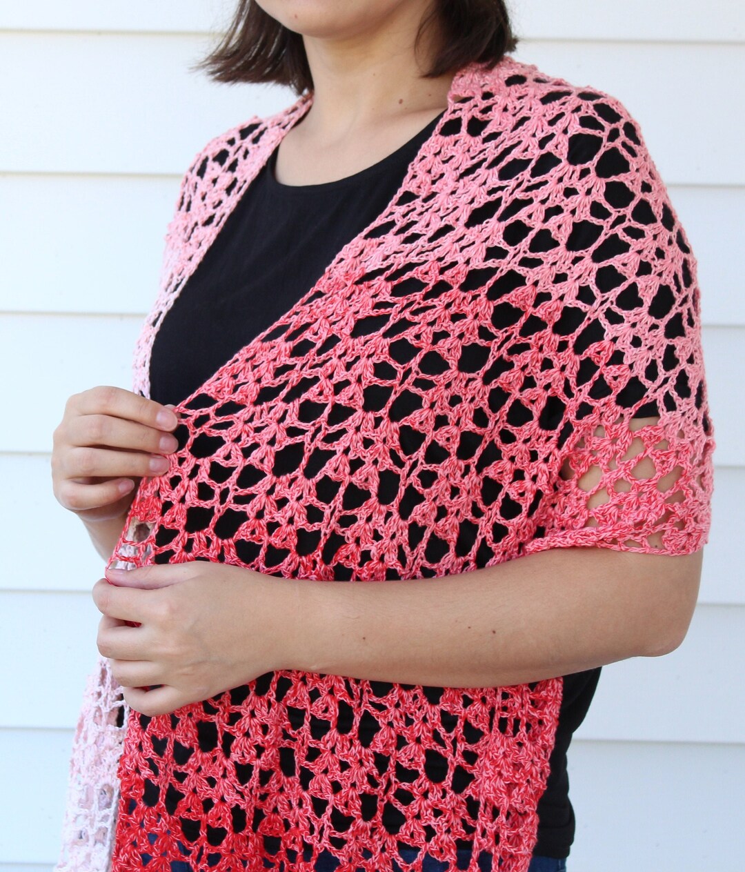 Rectangle Scarf Wrap | Crochet Lace PATTERN - Etsy