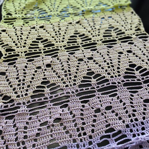 Crochet Leaf Shawl Pattern the Leaf Scarf - Etsy