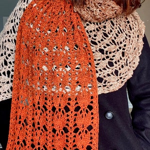 Crochet Leaf Shawl Pattern | the Leaf Scarf - Etsy