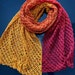 The Double Mesh Scarf | Rectangular Shawl | Crochet Scarf Wrap - Etsy