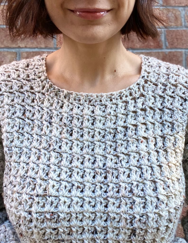 Crochet PATTERN Textured Sweater Pattern - Etsy