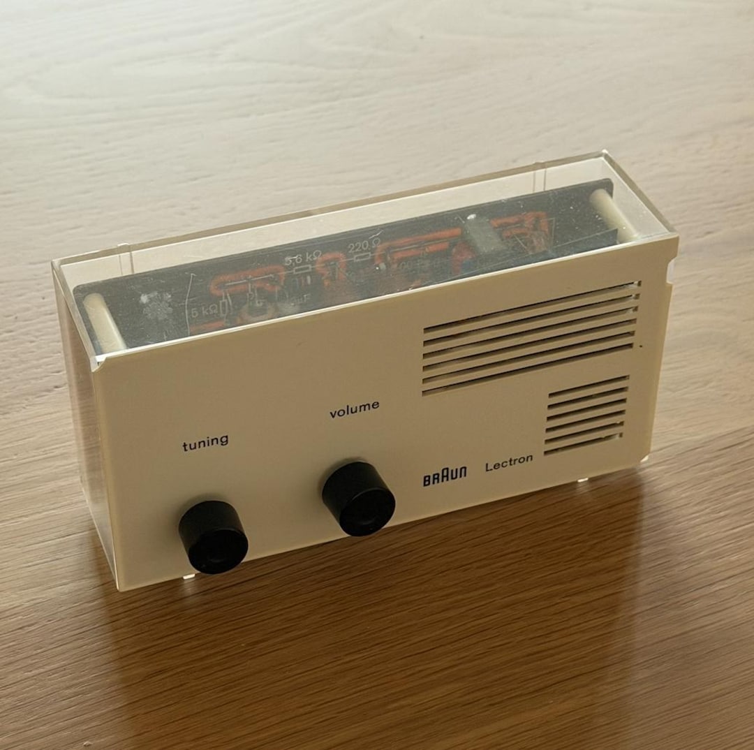 Braun Lectron Radio | Very Rare | 1969 - Etsy