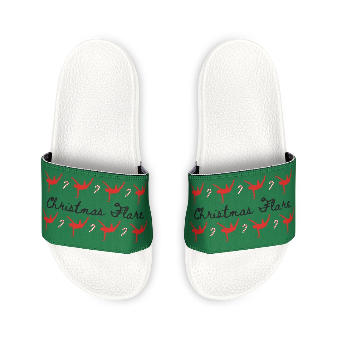 Youth Mens Gymnastics Sandals "christmas Flare - Candy Cane Edition ...