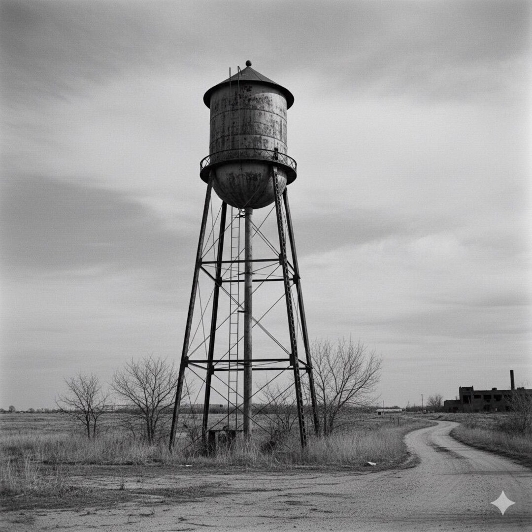 Vintage Water Tower Art Print - Instant Digital Download - Etsy