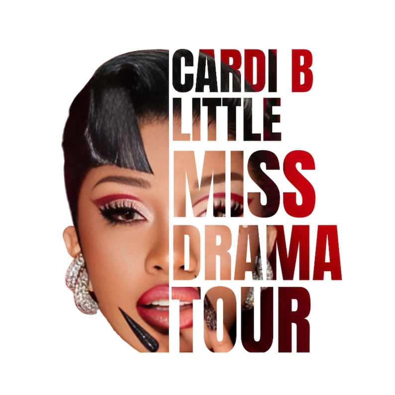 Cardi B Little Miss Drama Tour 2026 PNG Design (digital Download) - Etsy
