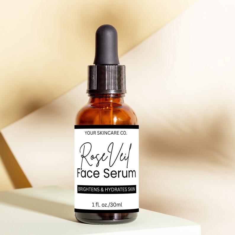 Professional Face Serum Label Template | Skincare Label | Beauty ...