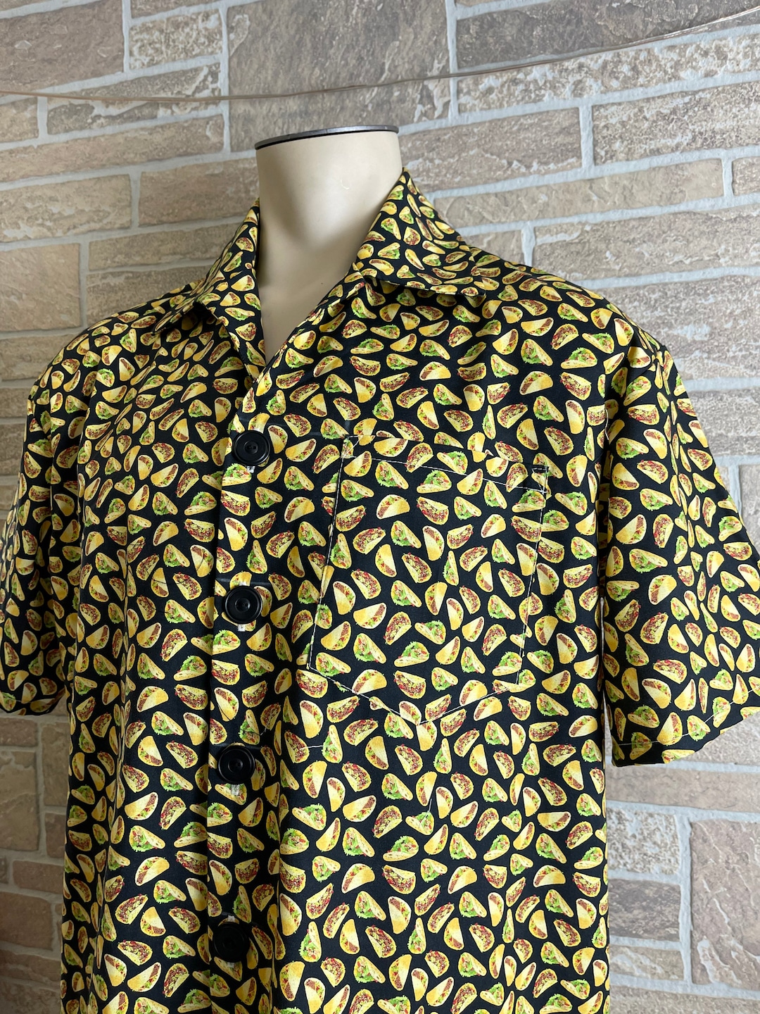 Taco Hawaiian Shirt, 100% Cotton Chef Shirt - Etsy