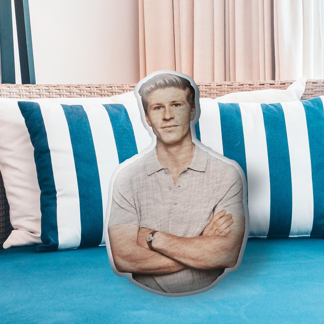 Robert Irwin Face Pillows, 3D Print Custom Shape Plushie Best Christmas ...