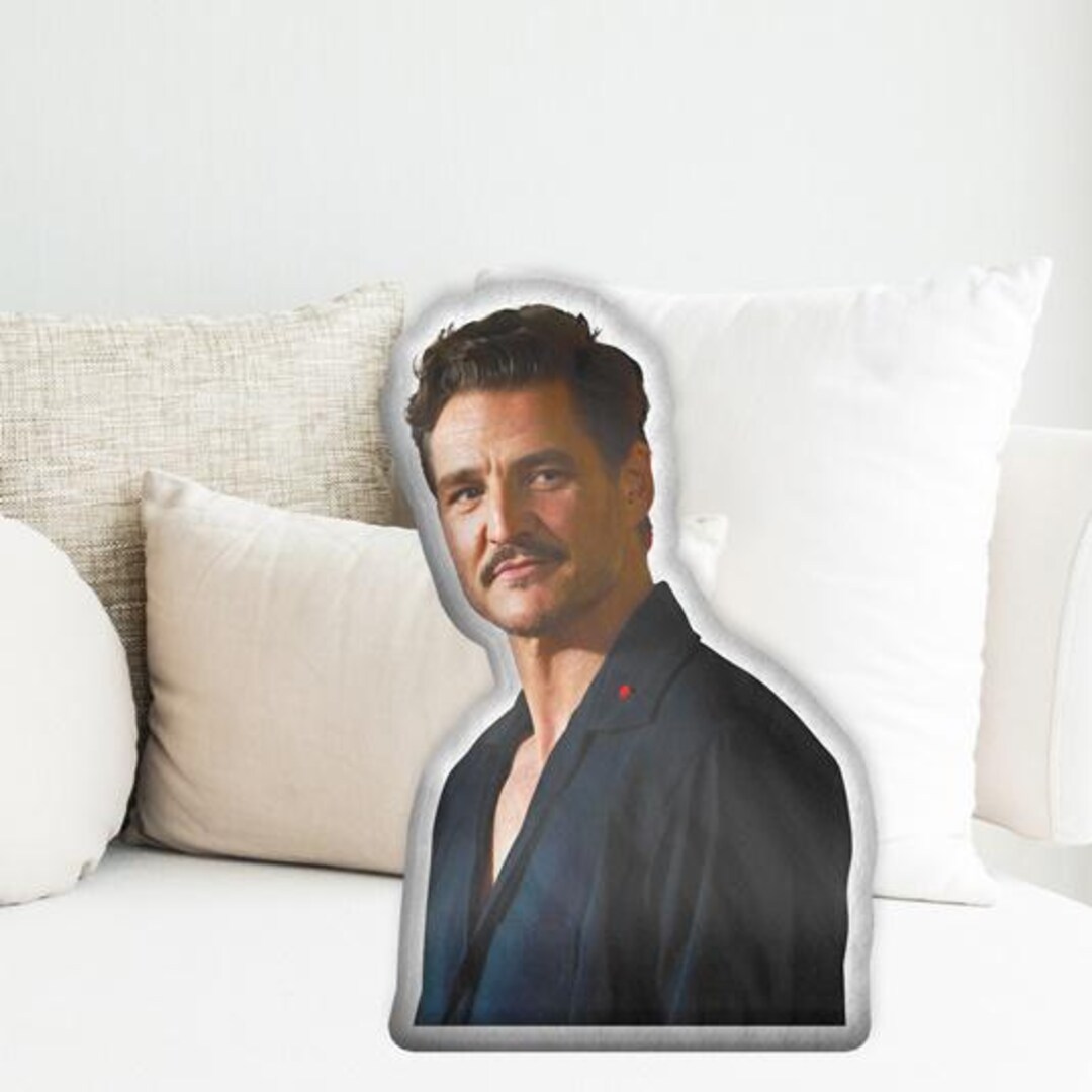 Pedro Pascal Plush Pillow, Custom Shape Celebrity Pillow, Funny Pedro ...