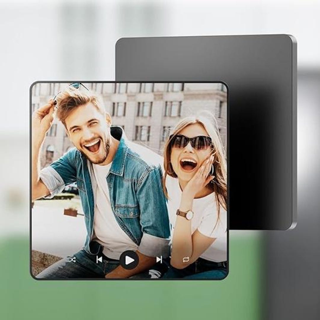 Custom Photo Song Magnet, Personalized Music Fridge Magnet, Custom ...