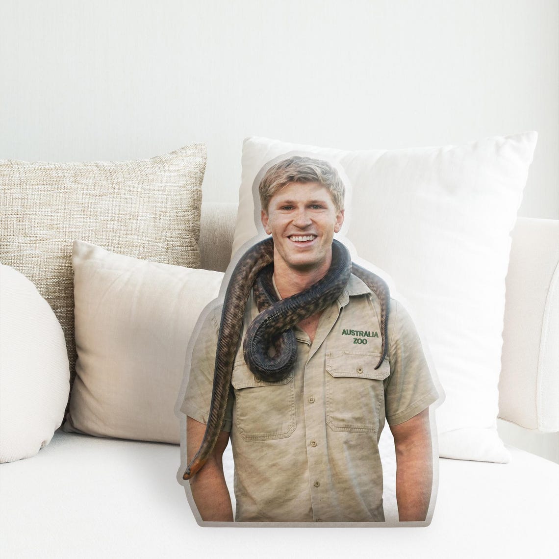 Robert Irwin Plush Pillows, Robert Irwin Face Pillows, Robert Irwin ...