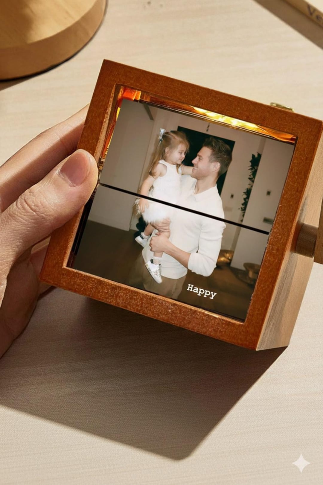 Personalized Photo Flipbook Frame With Photo, Anniversary Gift Idea ...