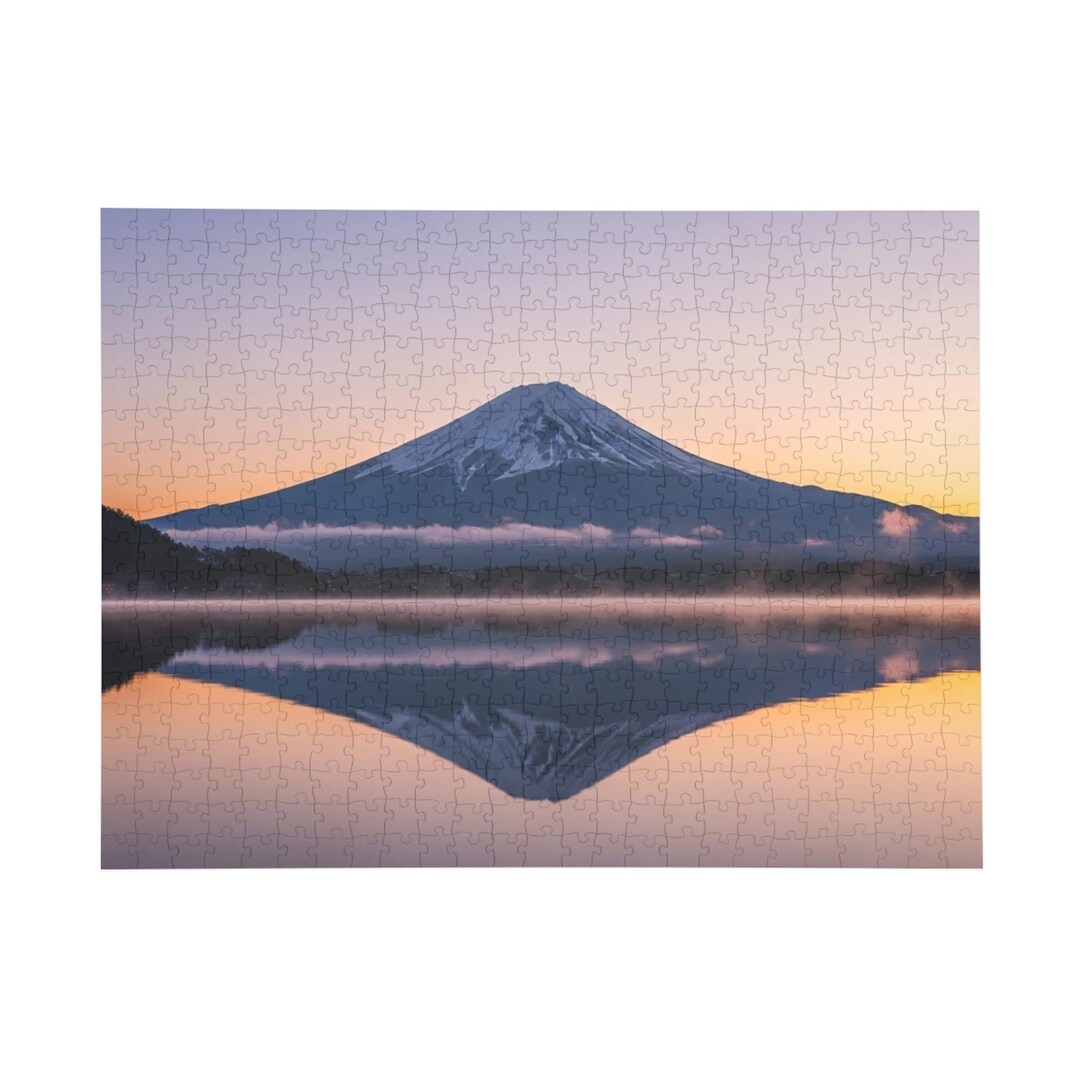 Mount Fuji Reflection Puzzle, 96-1000 Piece Japanese Jigsaw, Calm ...