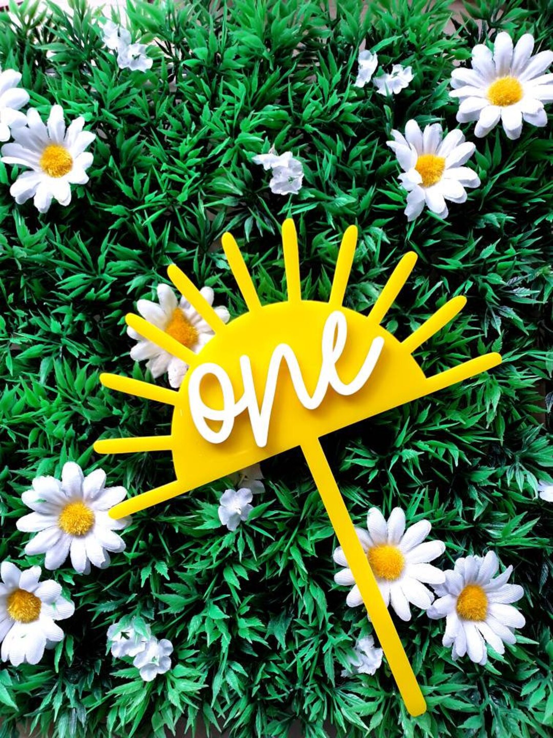 Sun Cake Topper First Trip Around the Sun One Cake Topper - Etsy