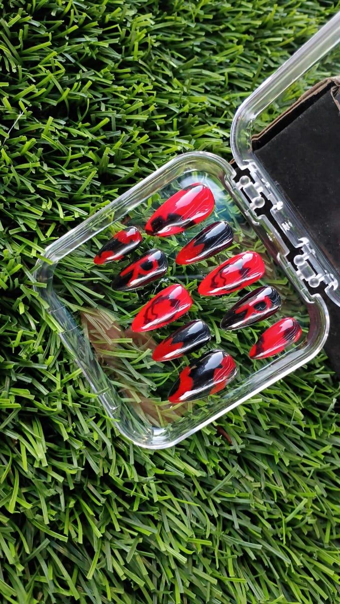 Kirishima From My Hero Academia Press on Nails Set - Etsy
