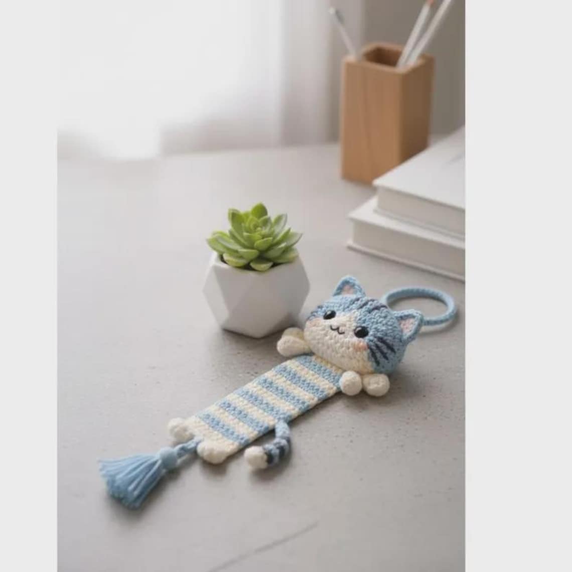 Crochet Cat Bookmark Pattern – Amigurumi Page Marker (digital Download ...