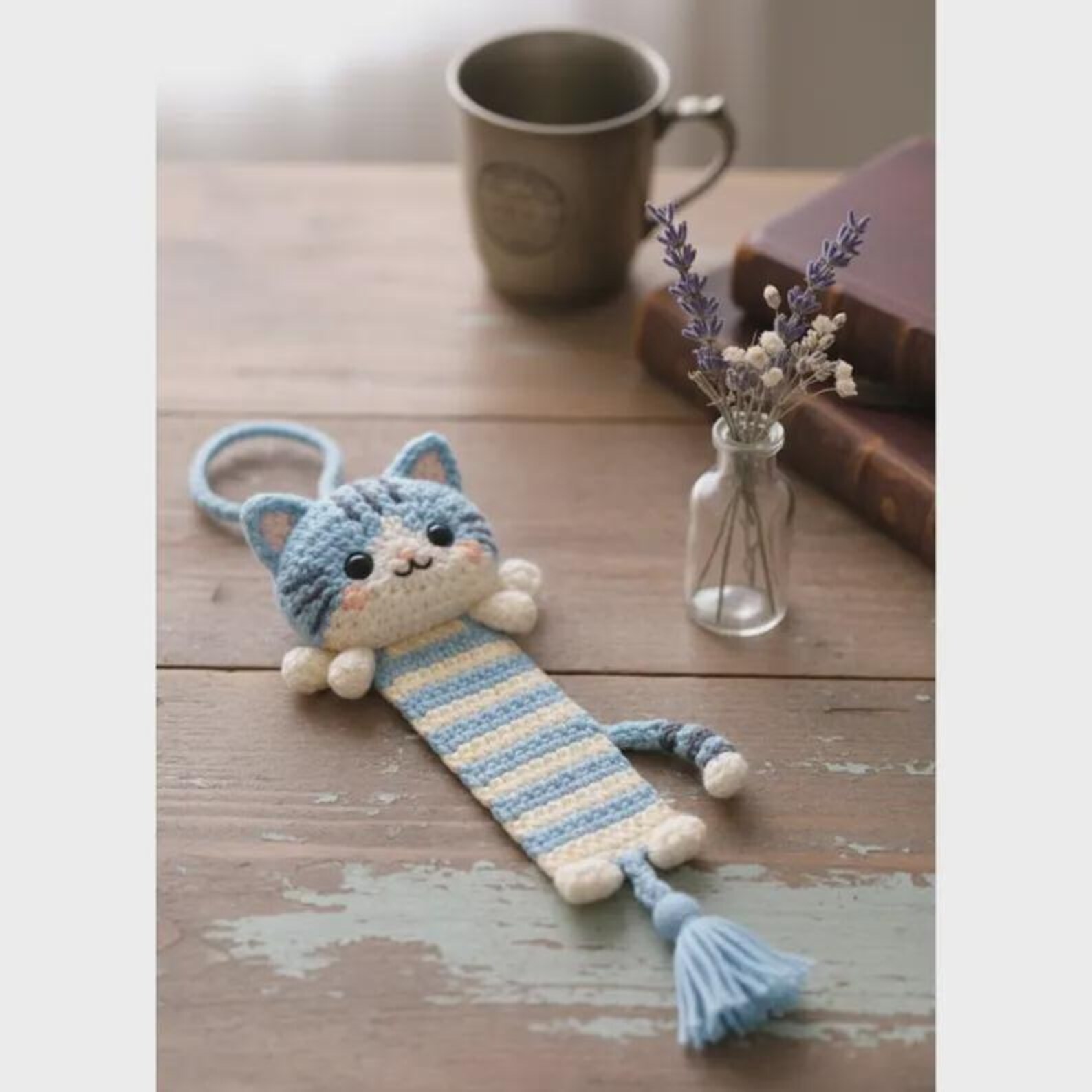 Crochet Cat Bookmark Pattern PDF – Cute Amigurumi Cat Page Marker ...