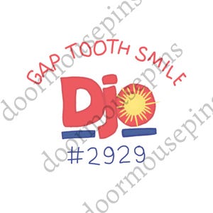 DJO "gts" Fruit Label Pin - Etsy