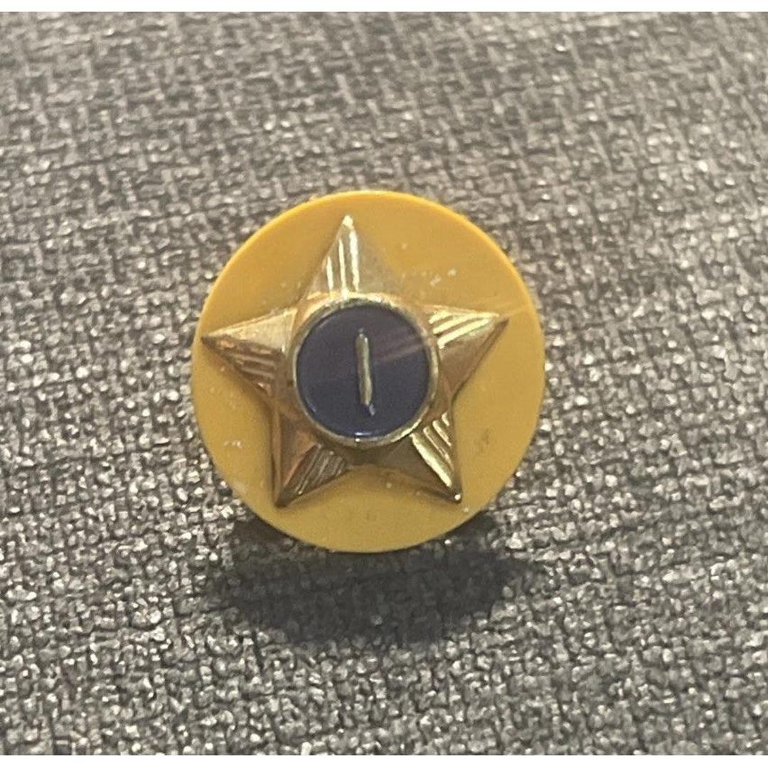 Vintage Boy Cub Scout Service Star 1 Year Pin BSA Blue Enamel Ball - Etsy