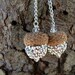 Real Acorn Chain Earrings Silver Sparkle - Etsy