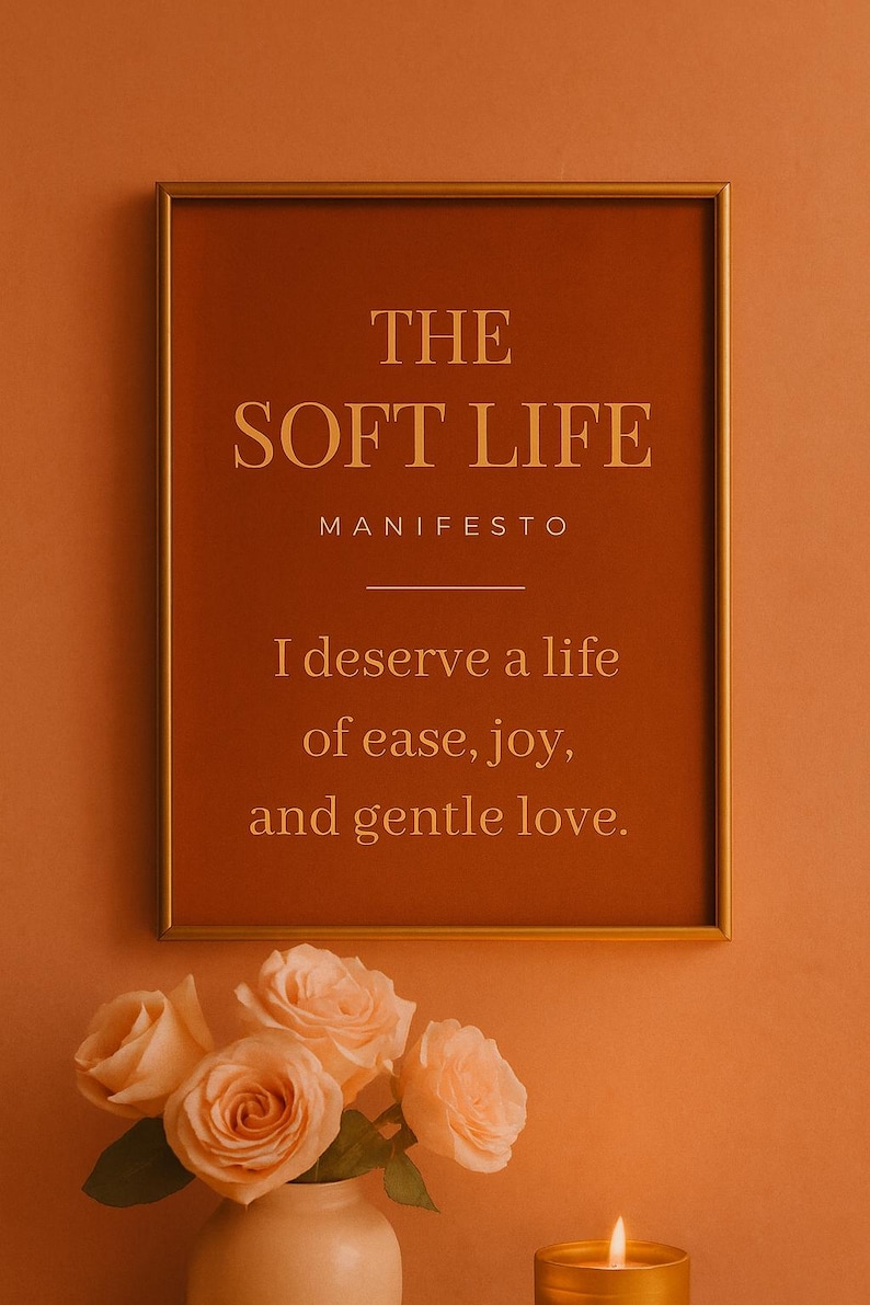 The Soft Life Manifesto – Digital Wall Art for Black Women | Self Love ...