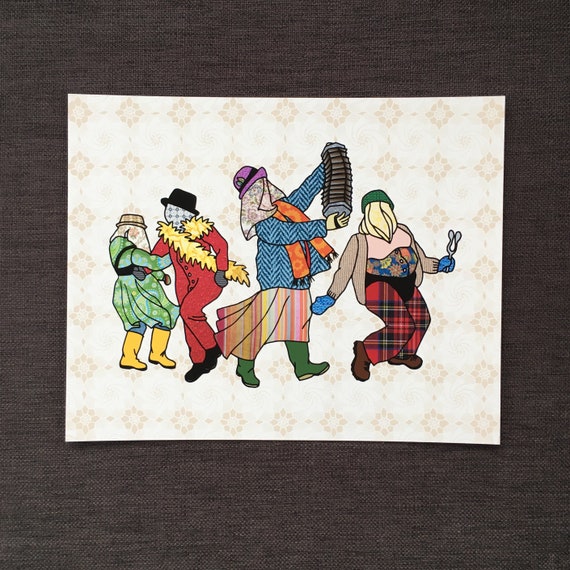 Digital Drawing & Illustration Art & Collectibles The Mummers' Parade ...