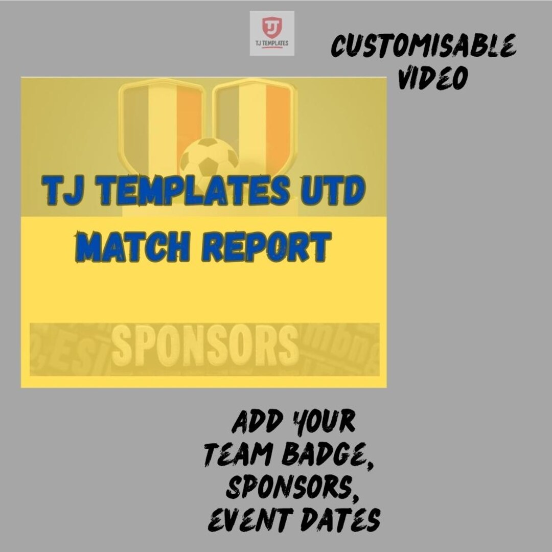 Match Report Canva Template | Social Media Post (digital Download) - Etsy