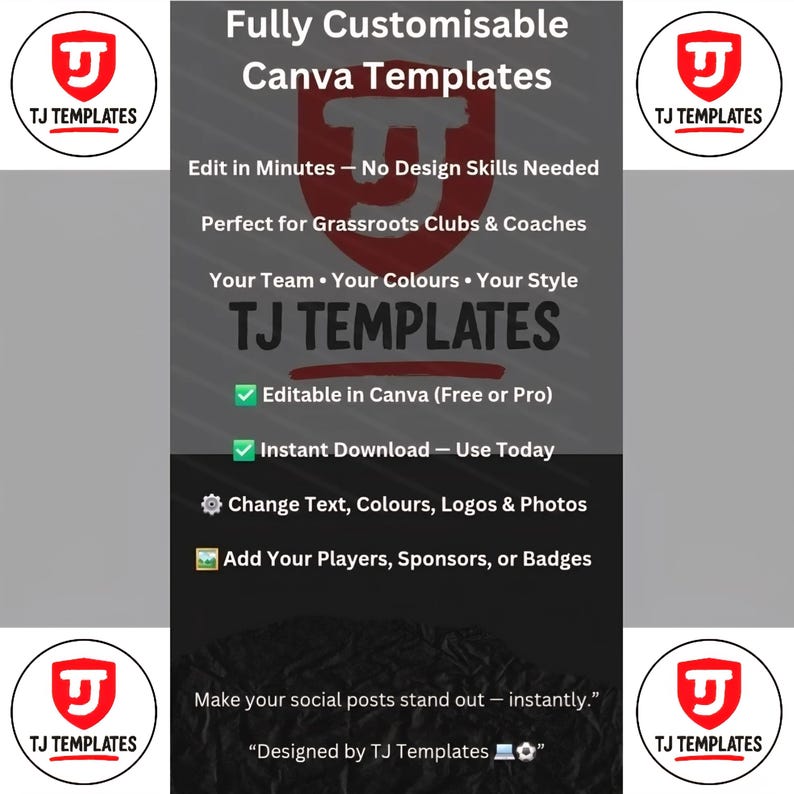 Match Report Canva Template | Social Media Post (digital Download) - Etsy