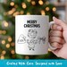Hand Drawn Christmas Doodle Clipart Bundle | Black and White Holiday ...