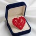 FSL Earring | Botanical Scroll Heart Embroidery Design (4x4 Hoop File ...
