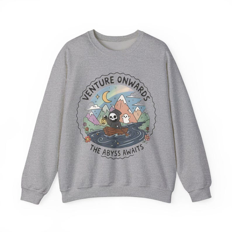 Venture Onwards the Abyss Awaits Sweatshirt | Crewneck - Etsy
