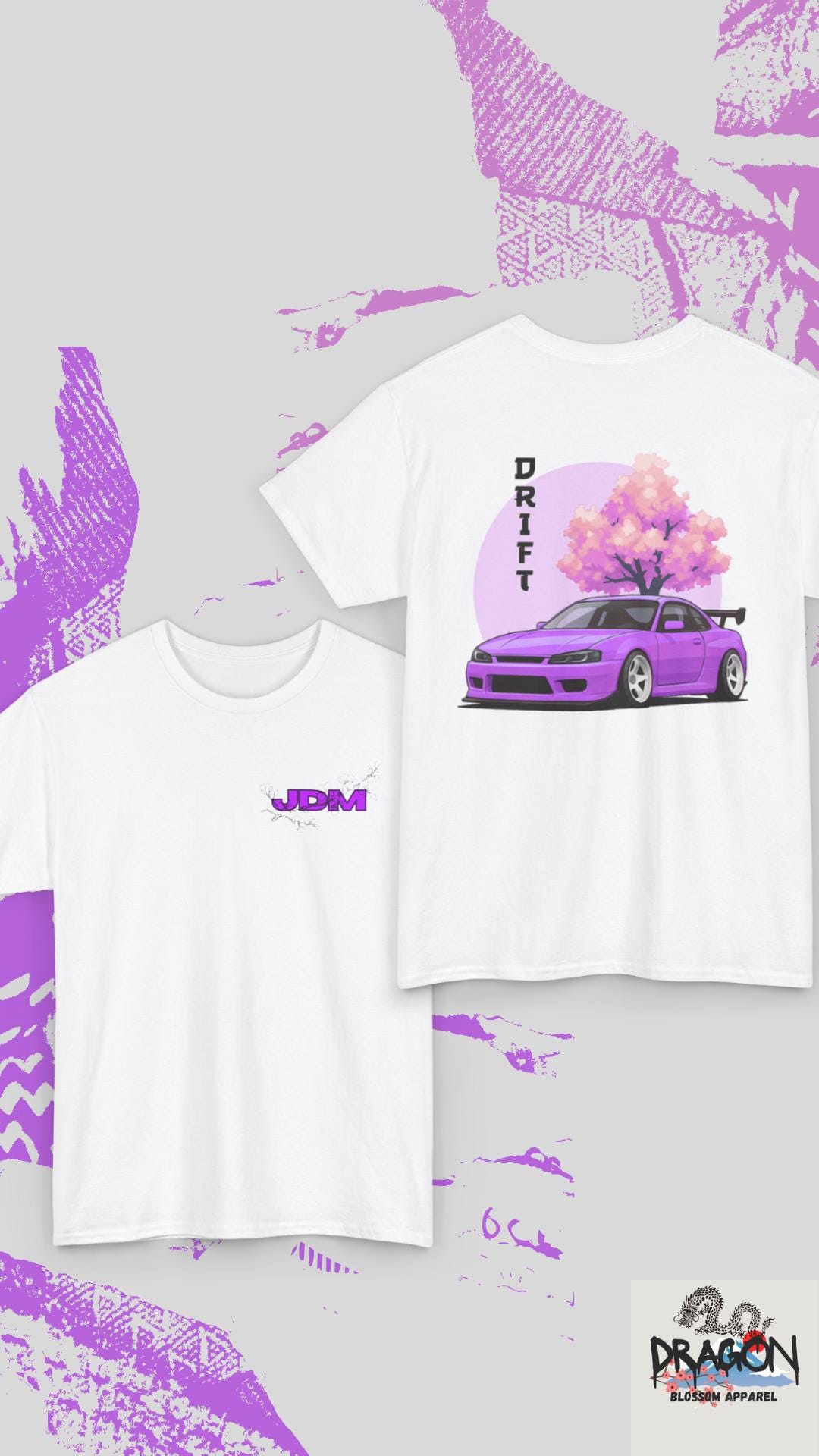JDM S15 Drift Car Shirt | Japanese Cherry Blossom Tee - Etsy