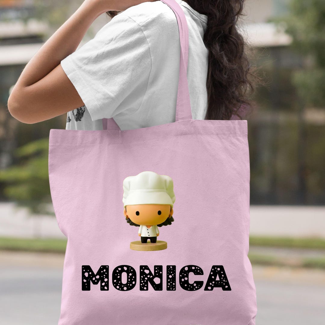 Personalized Monica Geller Chef Tote Bag, Friends TV Show Fan Gift ...