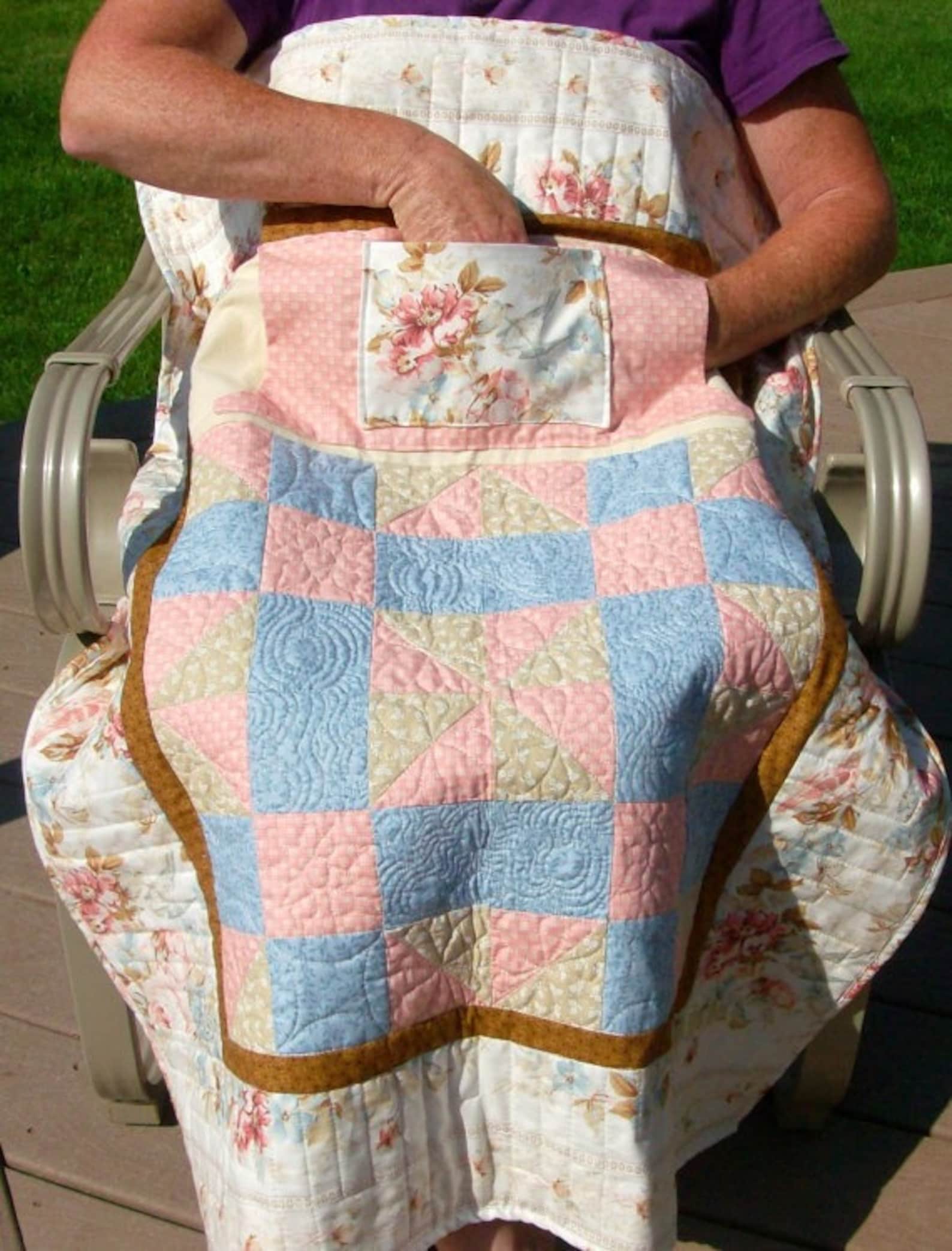 Pattern For Lovie Lap Quilt With Pockets Etsy