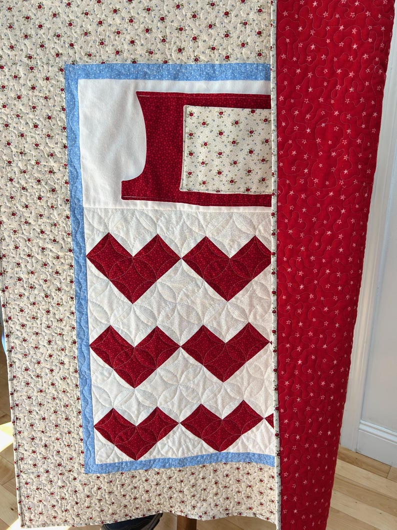 Wheelchair Lap Quilt With Pockets, Cotton Quilt - Etsy