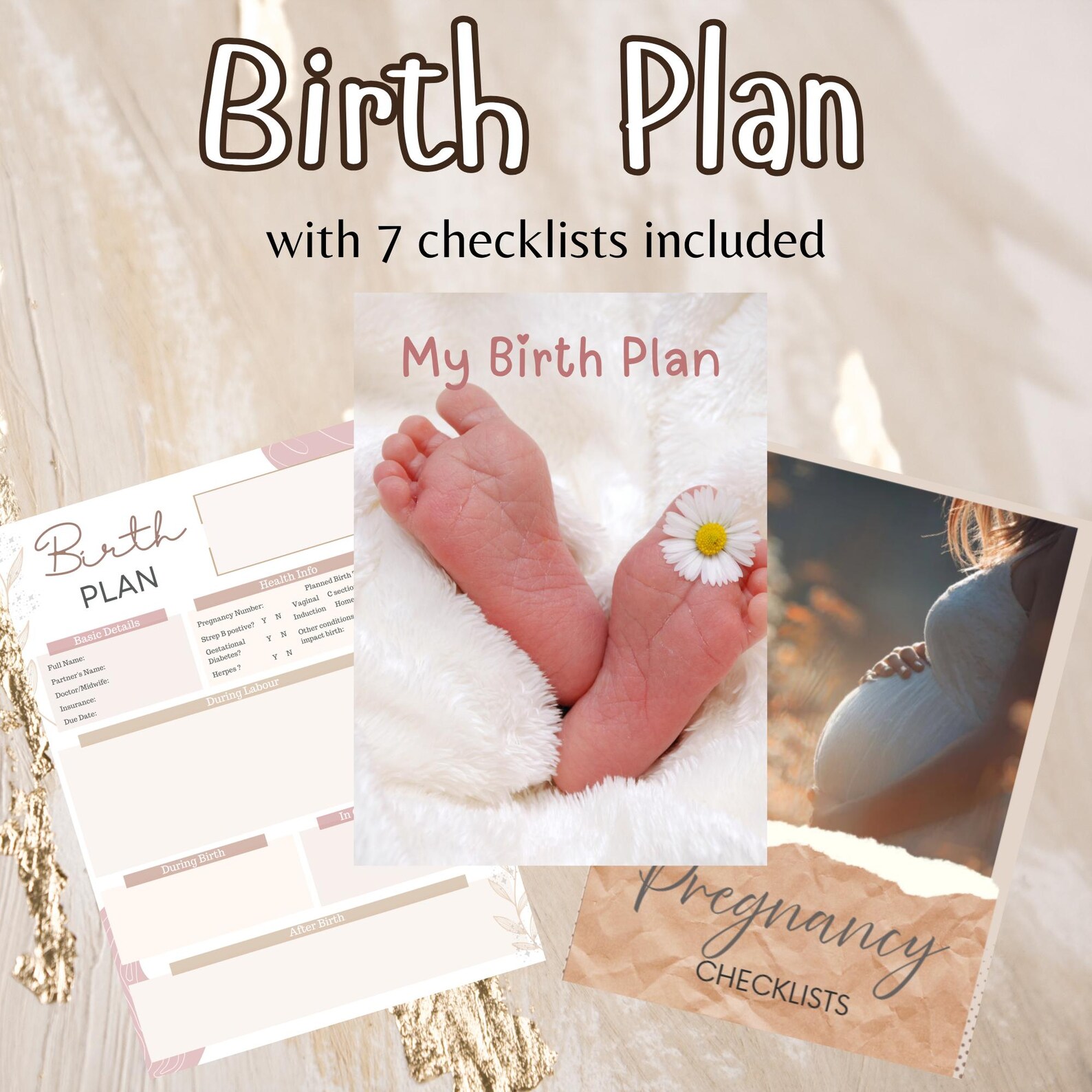 Editable Birth Plan Template | Mom to Be | Baby Checklists - Etsy