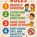 Colorful Classroom Rules Poster | 8x10 Printable PDF & JPEG | Back to ...